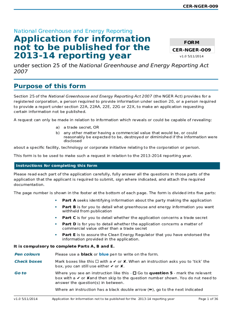 The National Greenhouse and Energy Reporting scheme Doc Template ...