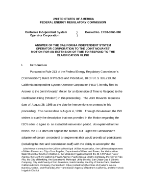 SEIA Motion to Intervene Out of Time Doc Template | pdfFiller