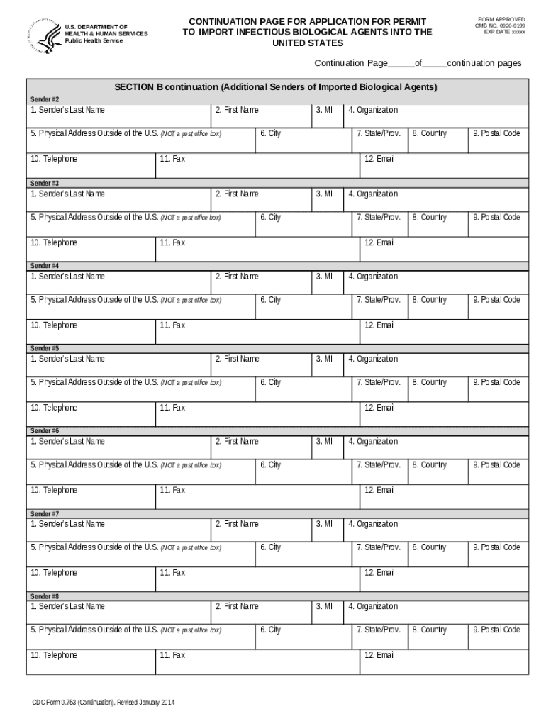 Section B Continuation . Continuation Doc Template | pdfFiller