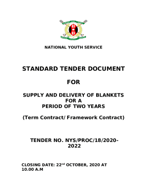 National Youth Service Phase-2 Tender-Document.pdf Doc Template | pdfFiller