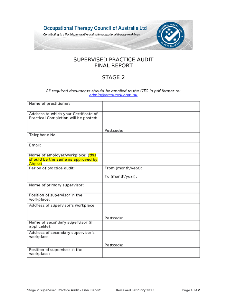 s - Stage 2 Doc Template | pdfFiller