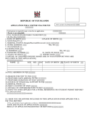 Single-entry-visa-application-. ... Doc Template | pdfFiller