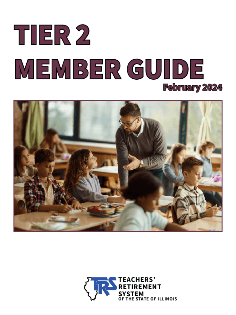 Fillable Online Tier 2 Member Guide. Member Guide for Tier 2 TRS ...