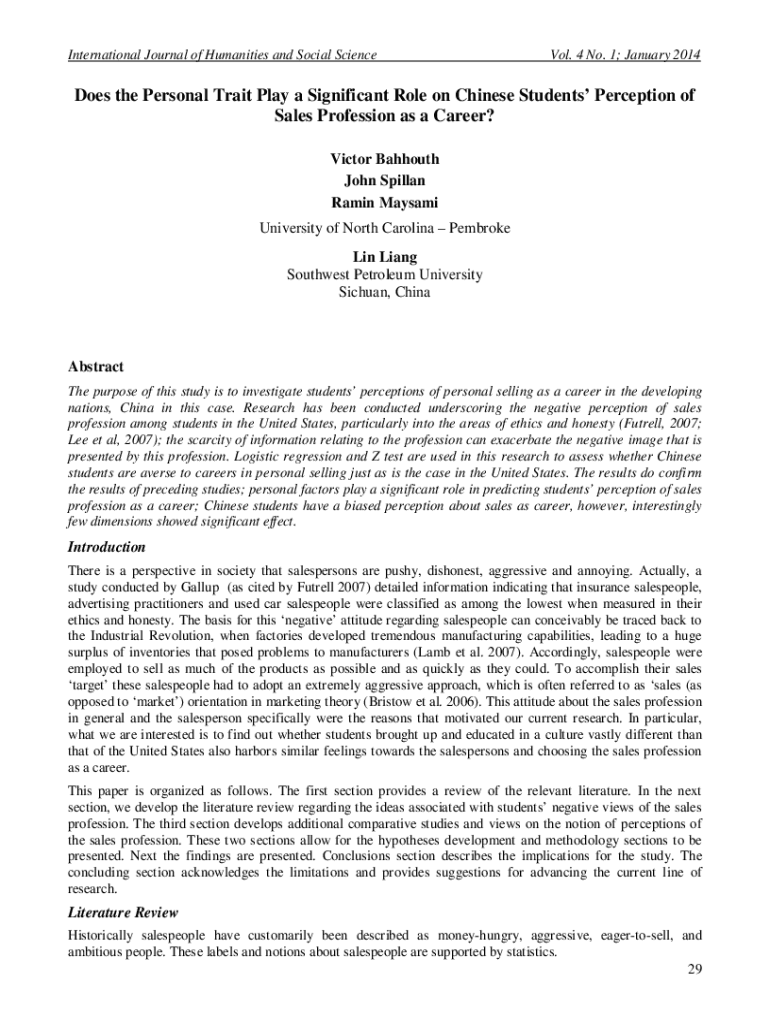 Fillable Online Qualitative Study on Chinese Students' Perception of U.S. ... Fax Email Print ...
