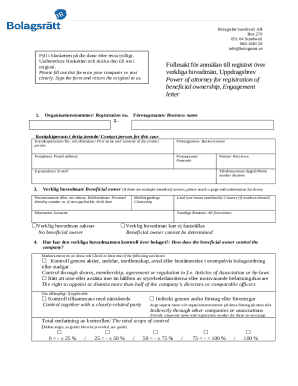Beneficial ownership register Doc Template | pdfFiller
