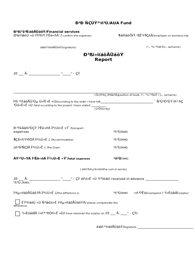 Fact sheet on business trips - CUI: Advanced Doc Template | pdfFiller