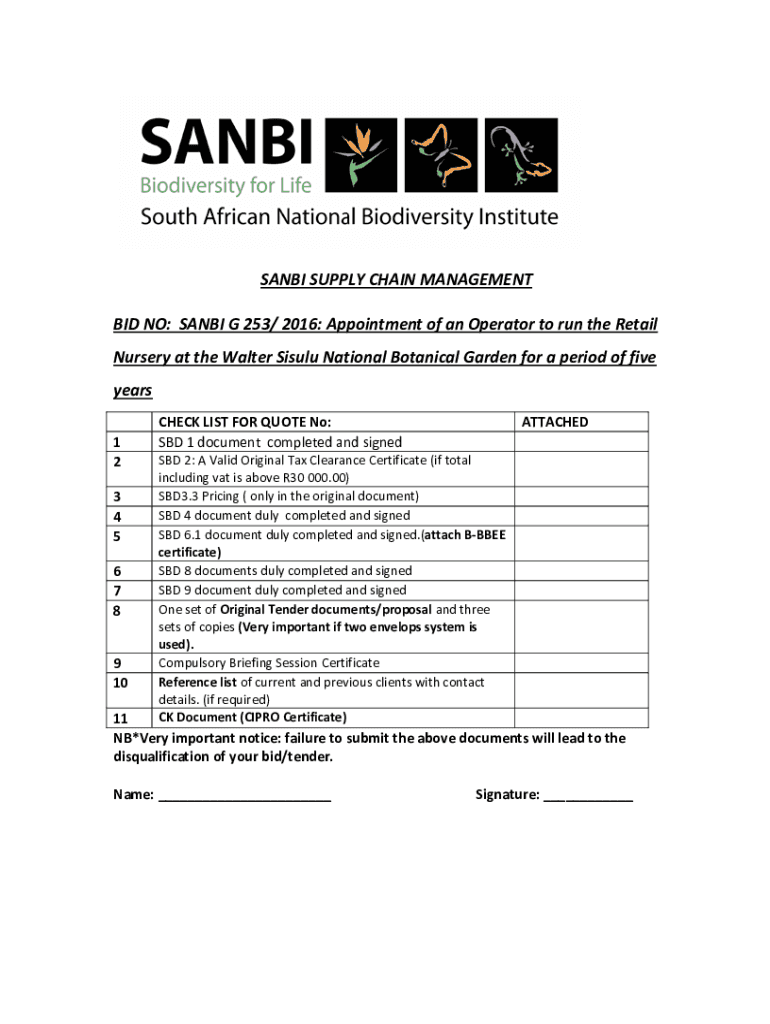 Fillable Online Andrew John Hankey South African National Biodiversity ...