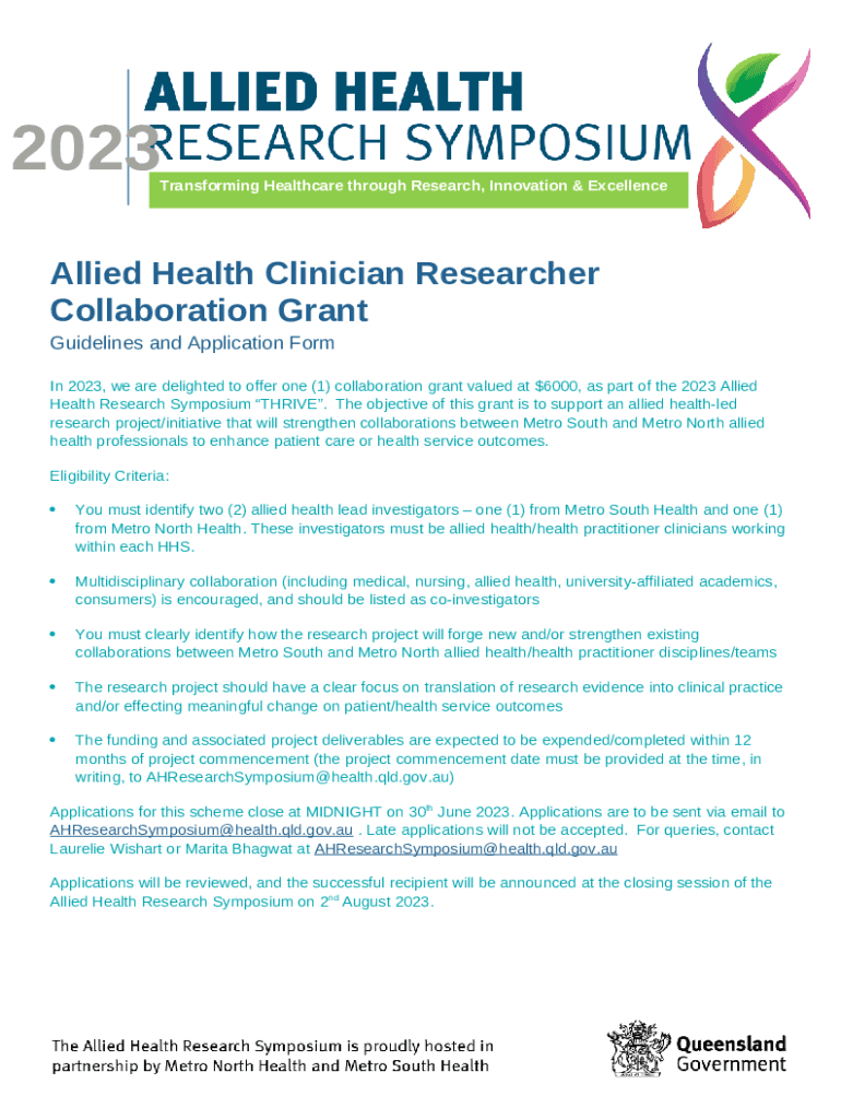 thrive-grant-guidelines-application-. ... Doc Template | pdfFiller