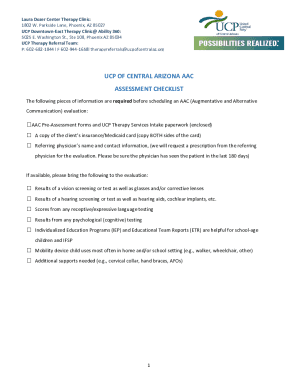 Fillable Online UCP AAC Evaluation Form 4.9.21 Fax Email Print - pdfFiller