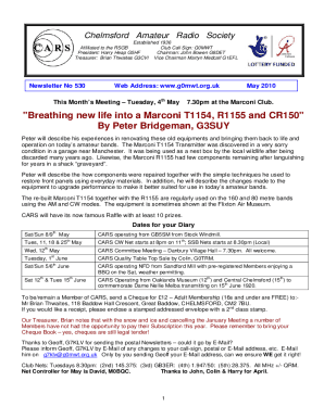Fillable Online "Breathing new life into a Marconi T1154, R1155 and ...