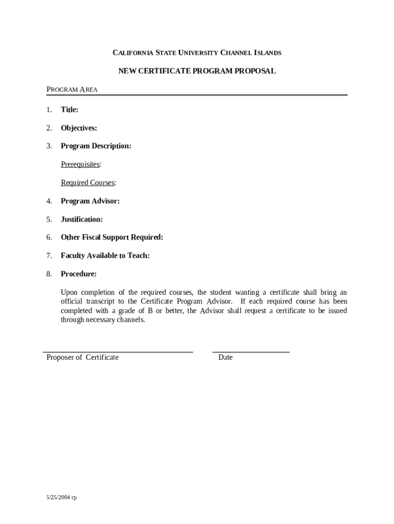 Certificate Program Requirements - University Policy Manual Doc Template | pdfFiller