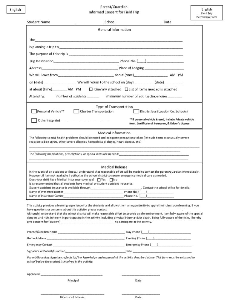 Fillable Online Parent/Guardian INFORMED CONSENT FOR ... Fax Email Print - pdfFiller