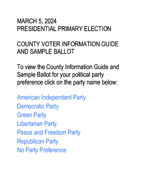 Fillable Online Santa Barbara County Voter Information Guide, Ballot ...