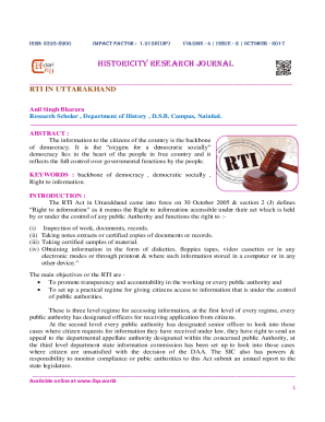 Fillable Online RTI IN UTTARAKHAND Fax Email Print - pdfFiller