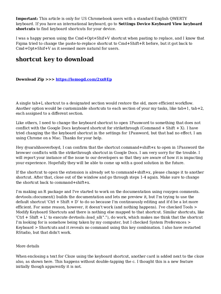 Fillable Online Shortcut Key To Download Fax Email Print - pdfFiller