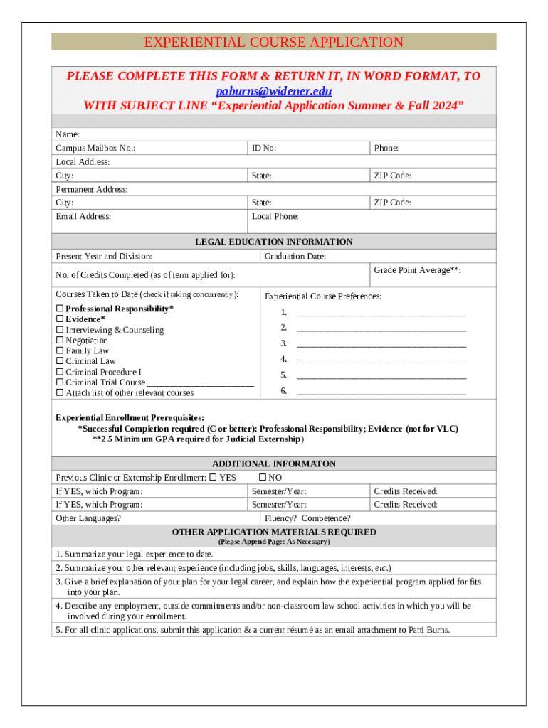 Let's Start Your Application - Undergraduate Admissions - delawarelaw widener Doc Template ...