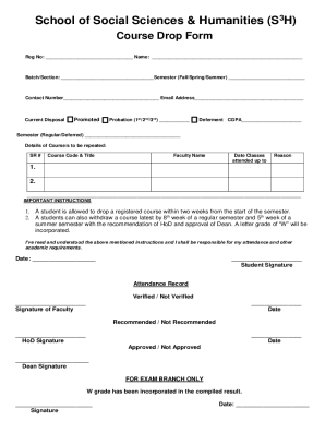 Fillable Online Minor Course(s) Registration Form Fax Email Print ...