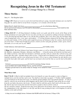 Fillable Online What the Bible says about Davidic Lineage of Jesus Fax ...