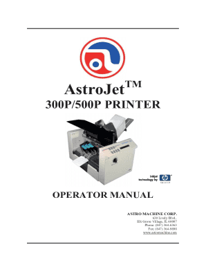 Fillable Online AstroJet M1DX COLOR DUPLEX PRINTER - Astro machines Fax ...