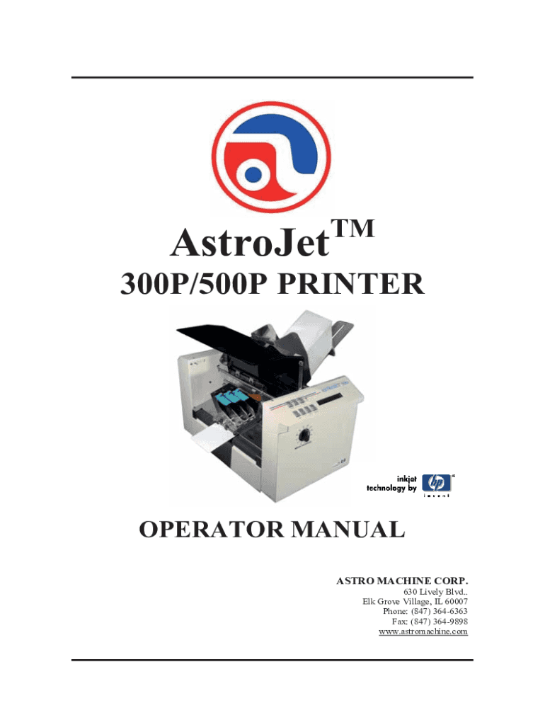 Fillable Online AstroJet M1DX COLOR DUPLEX PRINTER - Astro machines Fax ...