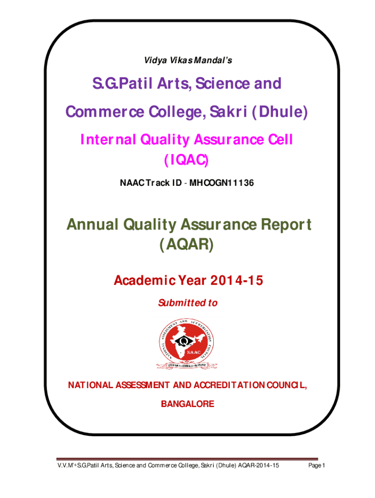 Fillable Online Internal Quality Assurance Cell (IQAC) Sitaram Govind ... Fax Email Print ...