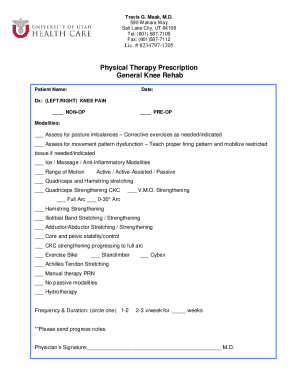 Fillable Online Strengthening Exercises for Hip and Knee Pain Fax Email Print - pdfFiller