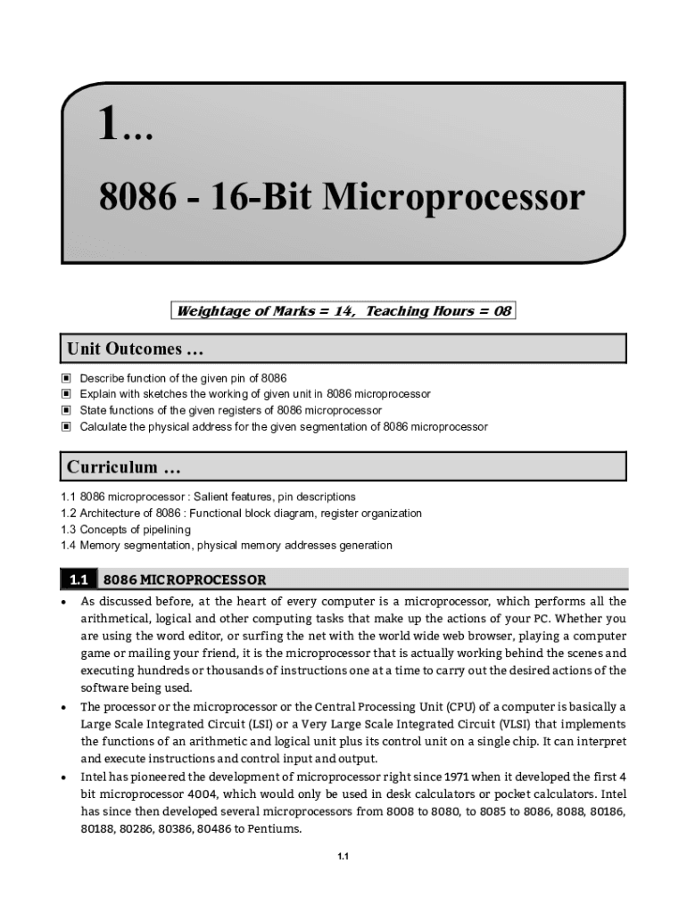 Fillable Online Solved Draw the pin out Diagram of 8086 microprocessor in Fax Email Print ...