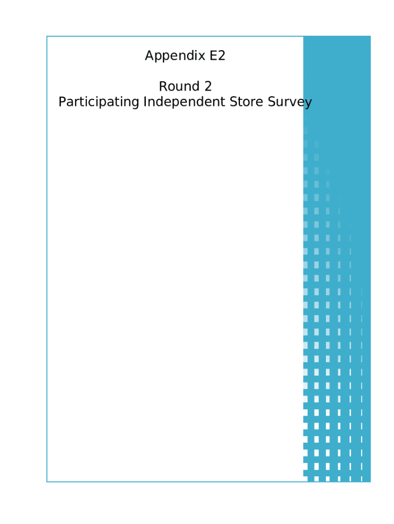 Appendix 2: Pre- /post-survey questionnaire Doc Template | pdfFiller