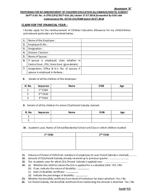 Fillable Online CEA-Reimbursement-Form Fax Email Print - pdfFiller