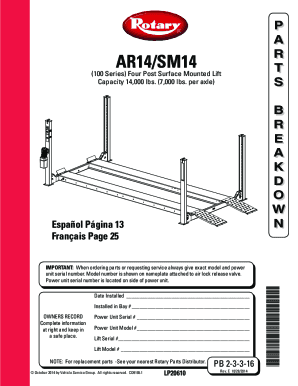 Completable En línea Auto Lift, 4 Post, 14000 lb. Surface Mounted Lift ...