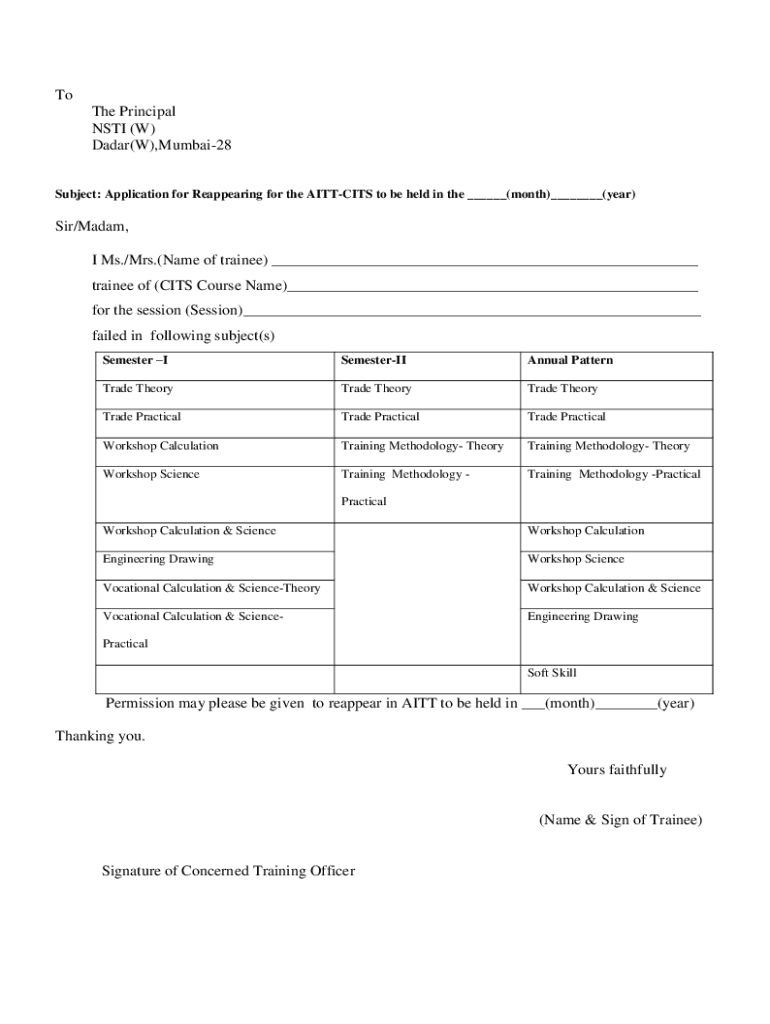 Fillable Online NSTI (W) Fax Email Print - pdfFiller