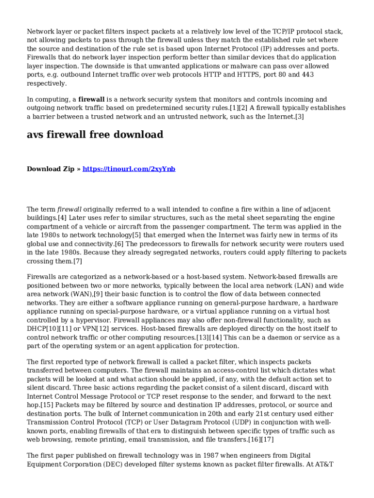 Fillable Online A Packet Filtering Firewall Operates At Which Of The Following Fax Email