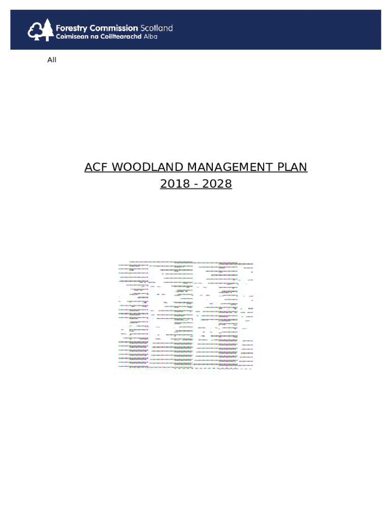 Conservation Planning Activity - Forest Management Plan Doc Template ...