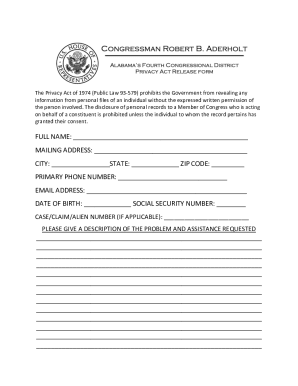 Fillable Online 2023 Privacy Release Form.docx Fax Email Print - pdfFiller