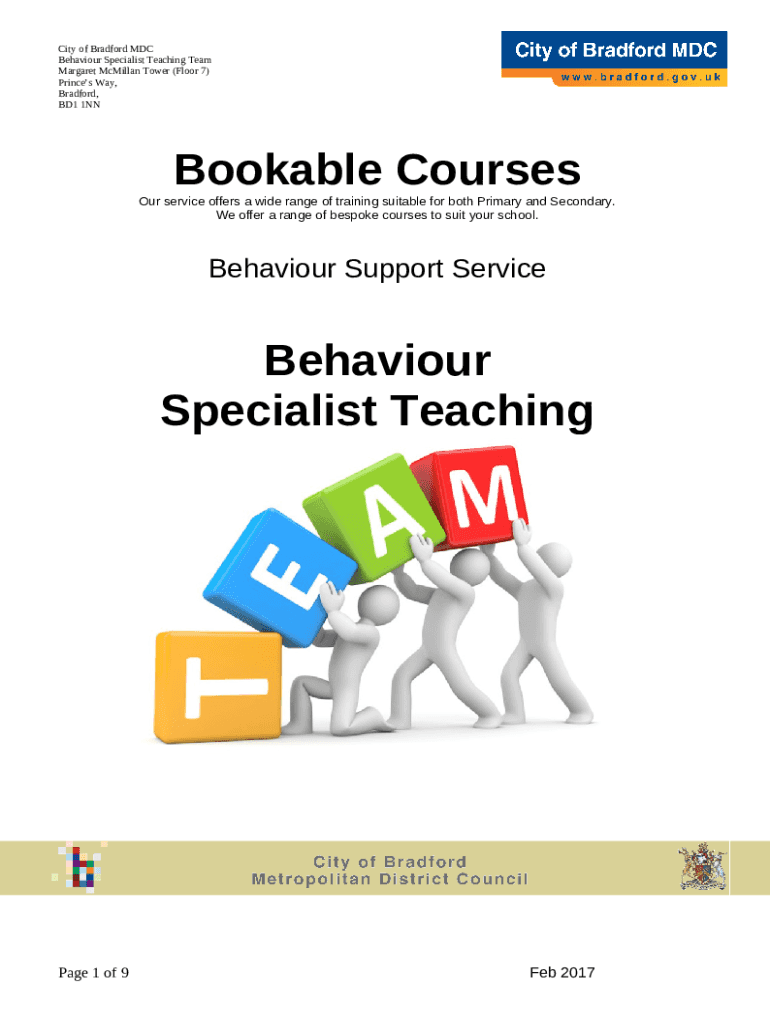 What's New? Spring Term Training Courses and CPD For ... - bso bradford ...