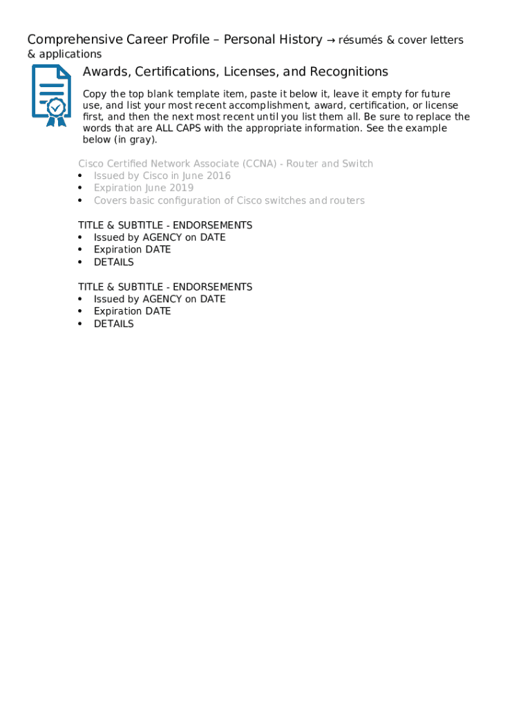pdffiller Doc Template | pdfFiller