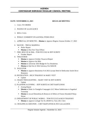 MAYOR - TRICIA MARNELL Doc Template | pdfFiller