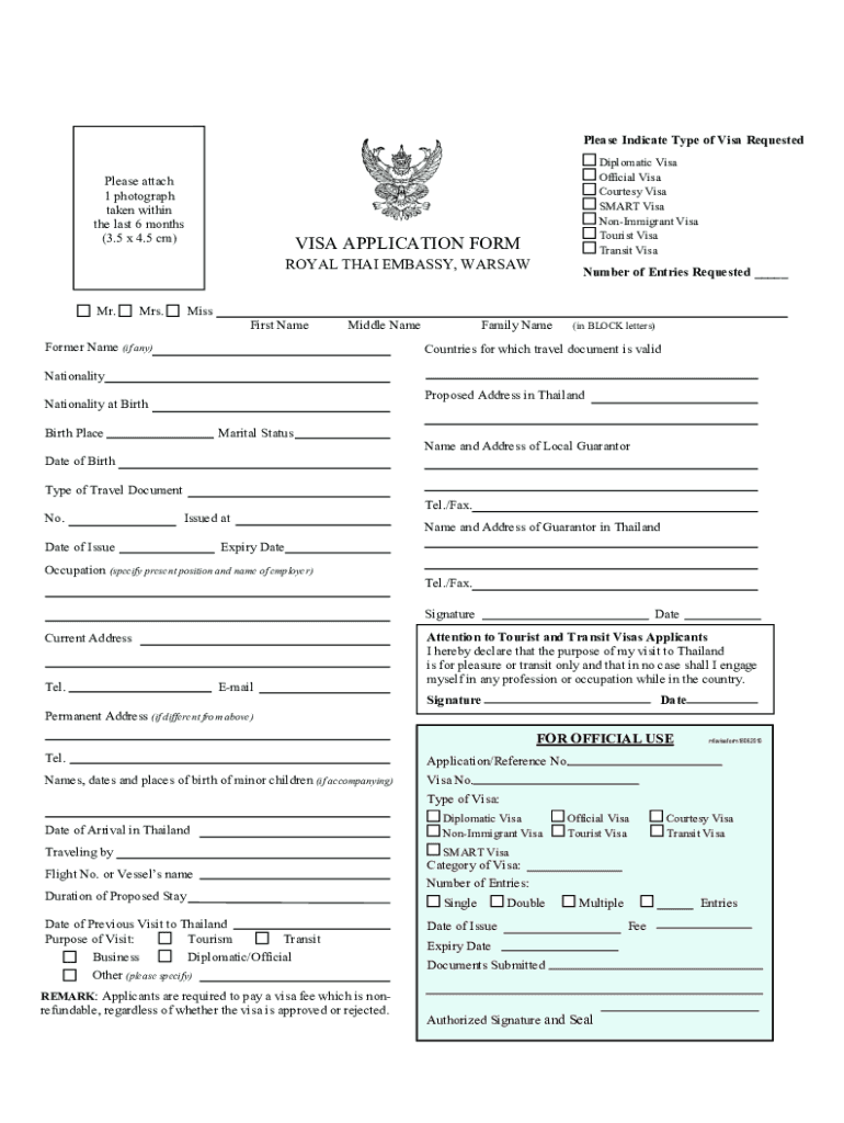 Fillable Online visa-application-form-new.pdf - Please Indicate Type of ...