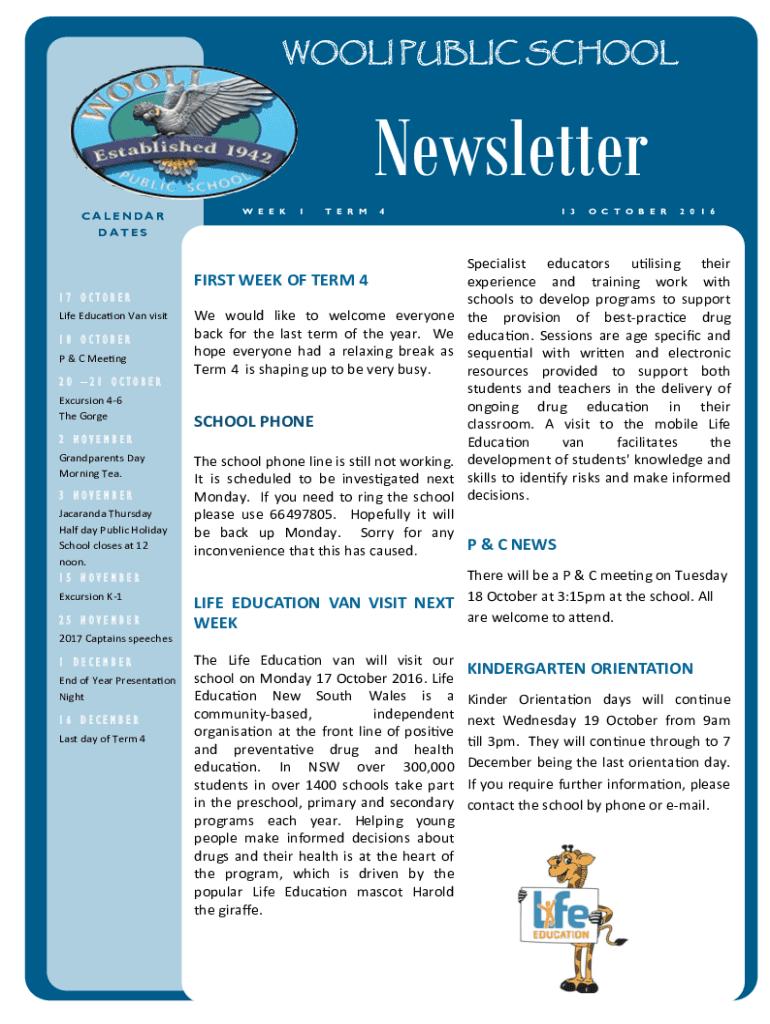 Fillable Online WOOLI PUBLIC SCHOOL Fax Email Print - pdfFiller