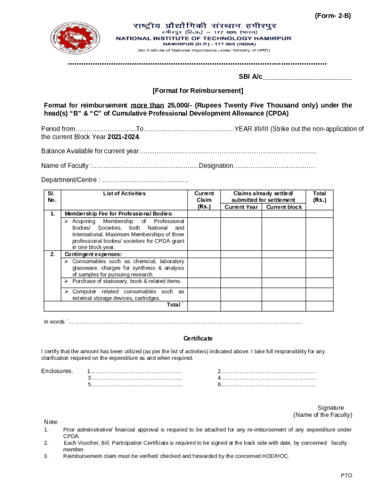 (- 2-B) SBI A/c at ... Doc Template | pdfFiller