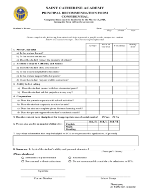 Fillable Online SCA Application for Admission 2024 Form Fax Email Print ...