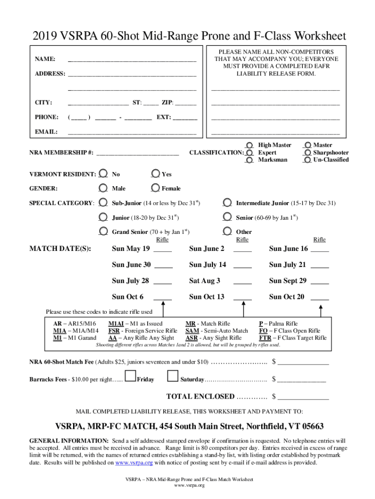 Fillable Online New England CMP Games, CMP Pistol & CMP Cup Matches Fax ...