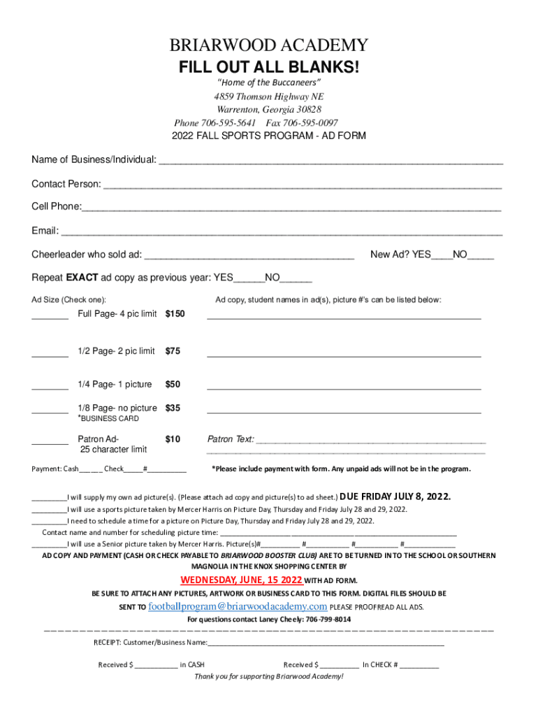 Fillable Online fill out all blanks! Fax Email Print - pdfFiller