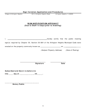 Fillable Online SIGN VARIATION REQUEST Fax Email Print - pdfFiller