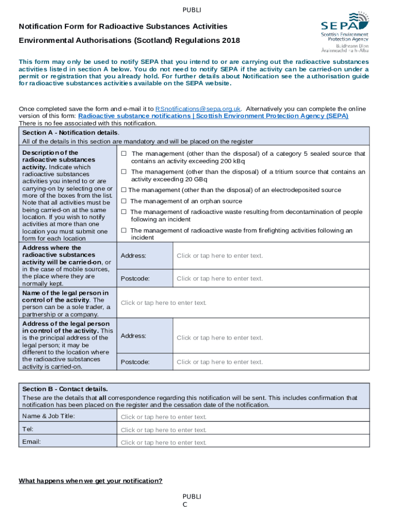 EASR Notification Doc Template | pdfFiller