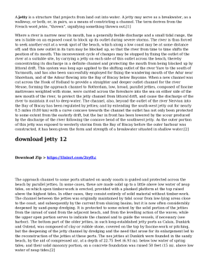 Fillable Online What is the difference between a pier and jetty? Fax Email Print - pdfFiller