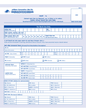 Fillable Online Demat Account Opening Form-Annex-12 NewFH10.FH10 Fax ...