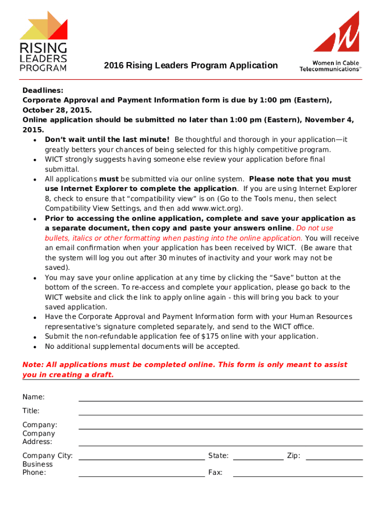 Deadline for receipt of all materials is 3:00 p Doc Template | pdfFiller