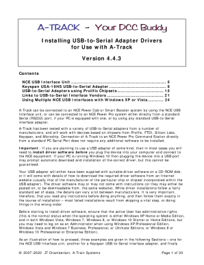 Fillable Online A-Track - Your DCC Buddy - Installation. Installation Guide Fax Email Print ...