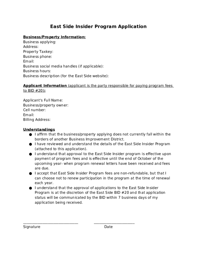 Business Directory Listing Submission Doc Template | pdfFiller